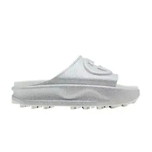 Gucci Interlocking G Slides - Silver