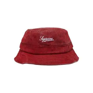 Supreme Coated Denim Crusher - Red