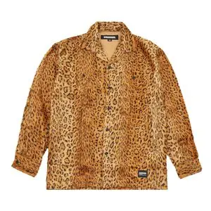 NEIGHBORHOOD Leopard Fur Long-sleeve Shirt 'orange