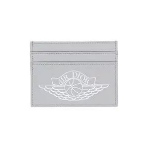 Dior X Wings Card Holder - Grey