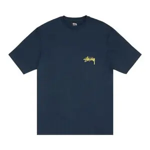 StÜssy Shells Tee 'navy - Blue