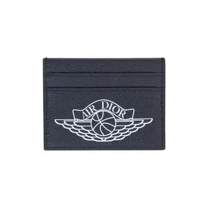 Dior X Wings Card Holder 'navy - Blue