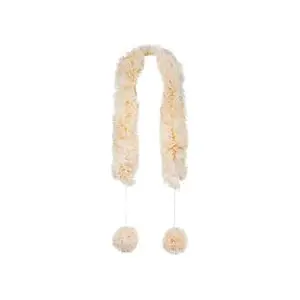 Gucci Silk Ruffle Scarf 'ivory - Cream