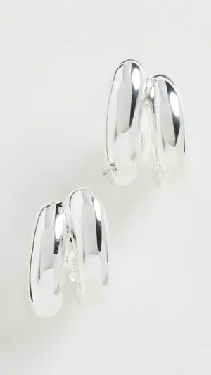 Jenny Bird Mini Florence Earrings - Silver