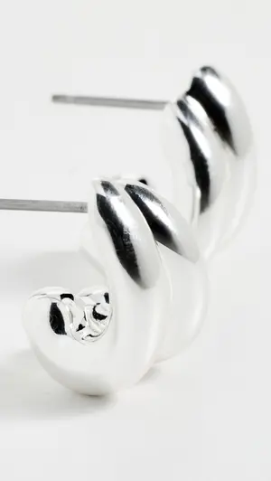 Jenny Bird Mini Florence Earrings - Silver
