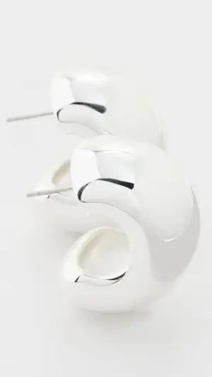 Jenny Bird Gemma Hoop Earrings - Silver