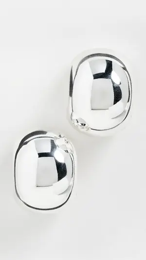Jenny Bird Gemma Hoop Earrings - Silver