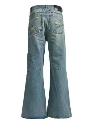 BREATH Ripped Bootcut Jeans