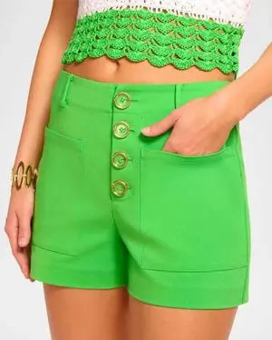 Ramy Brook Marjory Shorts - Green