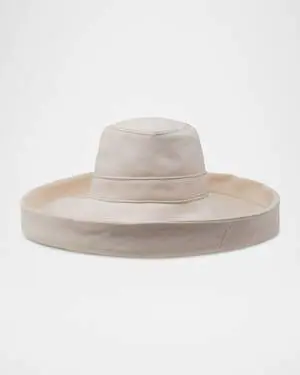 GIGI BURRIS MILLINERY Gigi Burris Leigh Cotton Fedora - Natural
