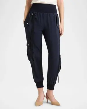 Cinq À Sept Harmony Parachute Pants - Navy