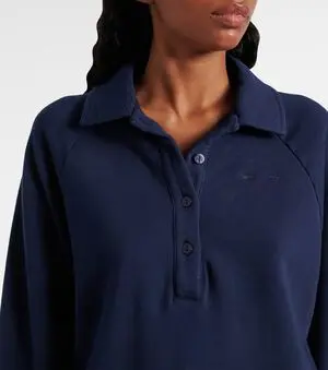 The Upside Cotton Terry Polo Sweater