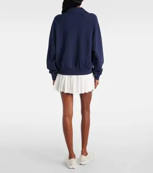 The Upside Cotton Terry Polo Sweater
