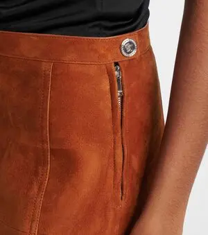 Versace Suede Midi Skirt