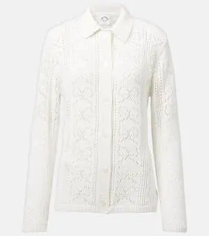 The Upside Lavalliere Malia Knitted Cotton Shirt