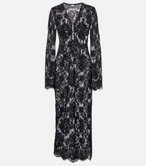 BANANHOT Millie Lace Maxi Dress - Black