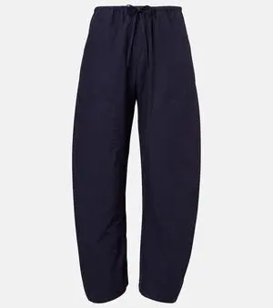 LESET Kyoto Cotton Wide-leg Pants