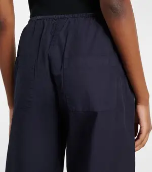 LESET Kyoto Cotton Wide-leg Pants