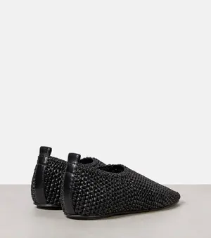 TOTEME Leather Ballerinas