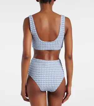 Simkhai Ginger Gingham Bikini Bottom