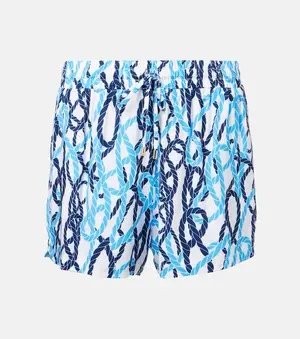 Melissa Odabash Annie High-rise Shorts - Blue