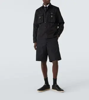 Prada Lane Leather Sneakers