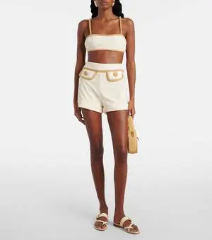 ADRIANA DEGREAS Colorblocked Shorts