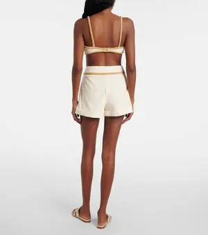 ADRIANA DEGREAS Colorblocked Shorts