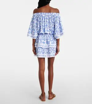 Melissa Odabash Micha Printed Minidress