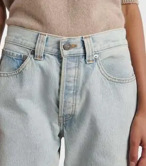 Khaite Callum Straight Leg Jeans - Blue