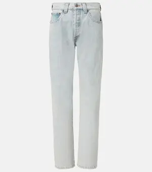 Khaite Callum Straight Leg Jeans - Blue