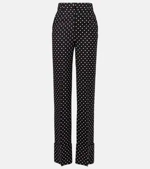 Valentino Garavani Black Wash Pants For Women