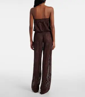 Melissa Odabash Viv Off-the-shoulder Jumpsuit - Brown