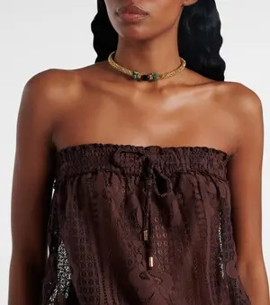 Melissa Odabash Viv Off-the-shoulder Jumpsuit - Brown