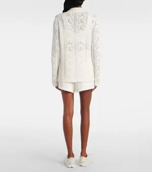 The Upside Lavalliere Malia Knitted Cotton Shirt