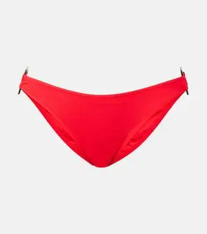 Melissa Odabash Paris Embellished Bikini Bottom - Red