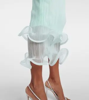 Simkhai Kelso Knit Midi Skirt - Blue