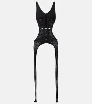 Rick Owens Knitted Wool Top - Black