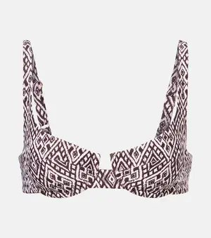 Melissa Odabash Milan Bikini Top - Brown