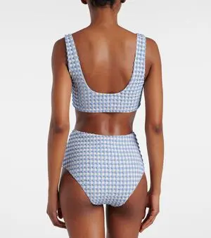 Simkhai Ginger Gingham Bikini Bottom
