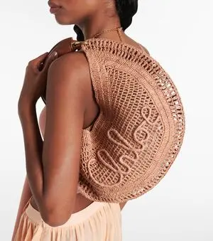 Chloé Raffia Shoulder Bag - Brown