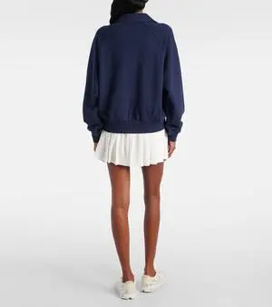 The Upside Elle Cotton Terry Polo Sweater