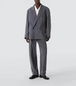 LEMAIRE Asymmetric Silk-blend Blazer