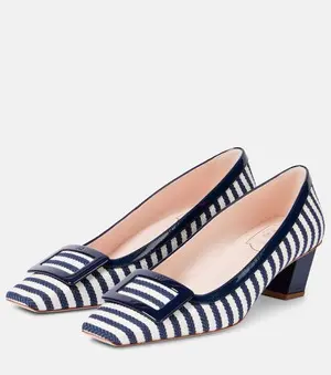 ROGER VIVIER Belle Vivier Striped Pumps