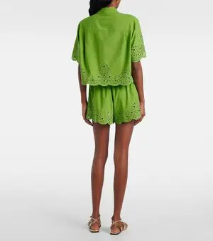 Simkhai Keyla Broderie Anglaise Top