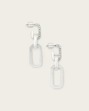 ALLSAINTS Hattie Drop Earrings - Warm Silver