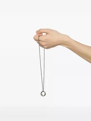 AGNES B. Logo Couple Necklace