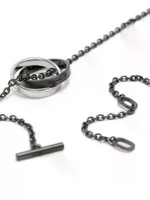 AGNES B. Logo Couple Necklace