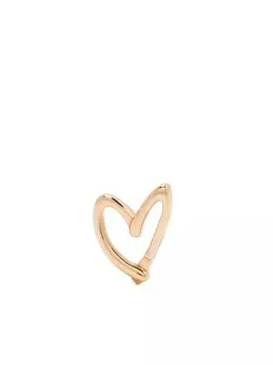 AGNÈS B. Logo Stud Earring - Gold