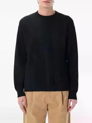 Auralee Ribbed Sweater - Black
